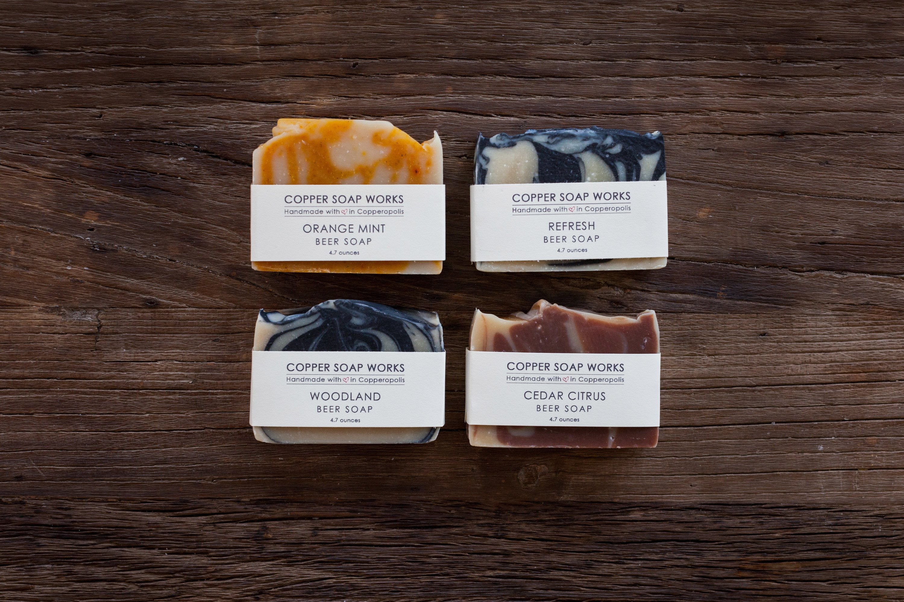 All Natural Handmade Beer Soap - Copper Soap Works – Fig & Grove